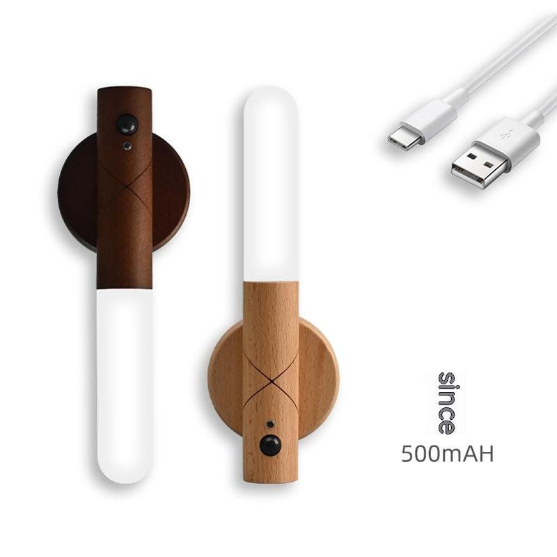 Wooden Wall Lamp Stair Motion Sensor Light – 3M Sensing Distance ...
