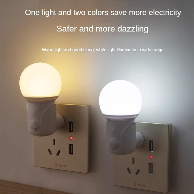 LED Night Light Bedroom Sleep Light Children Soft Light Eye Protection ...