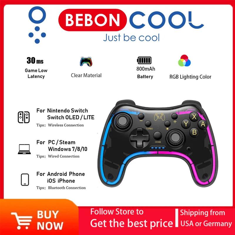 BEBONCOOL RGB Pro Controller Compatible with Nintendo Switch - TikTok Shop