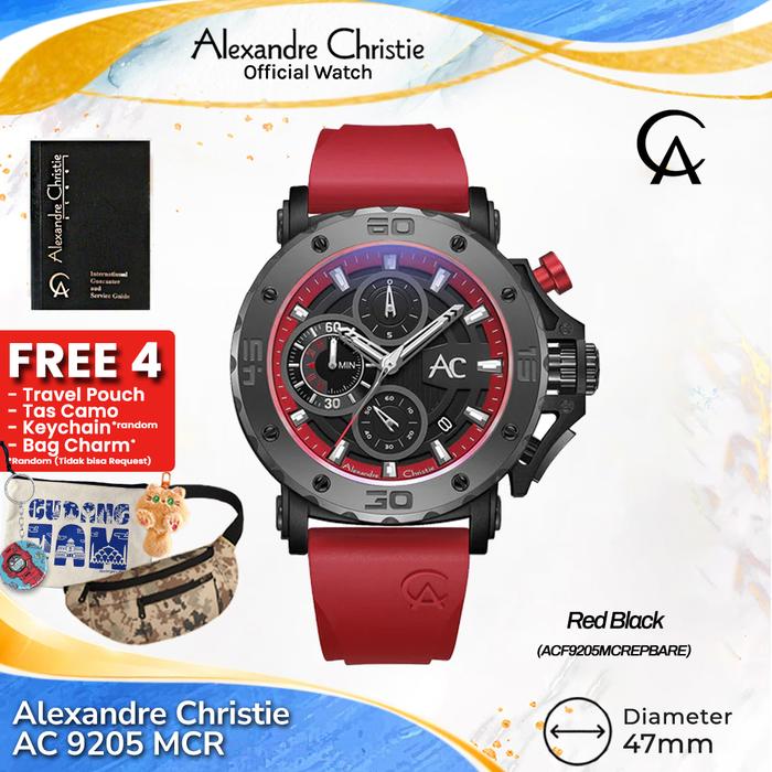 Promo Alexandre Christie Jam Tangan Pria AC 9205 MCR Chronograph Analog ...