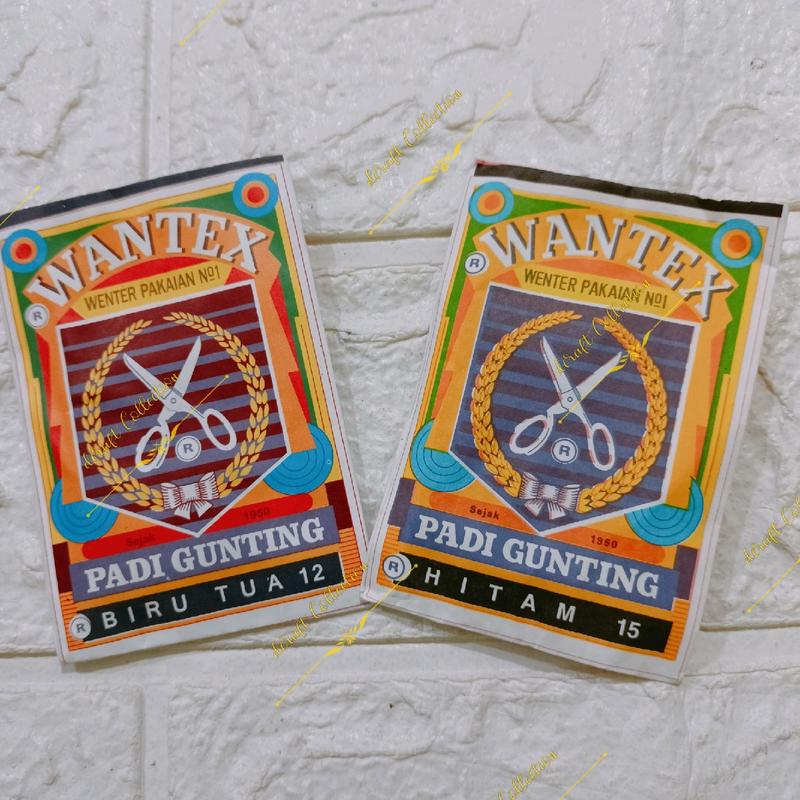 1bungkus Wenter Wantex Pewarna Textil Padi Gunting - Shop | Tokopedia