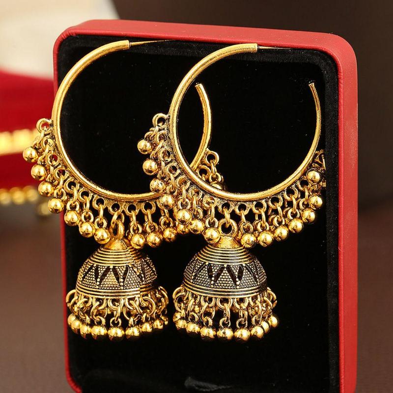 Retro Ethnic Style Bell Earrings Personalized Tassel Earrings - TikTok ...