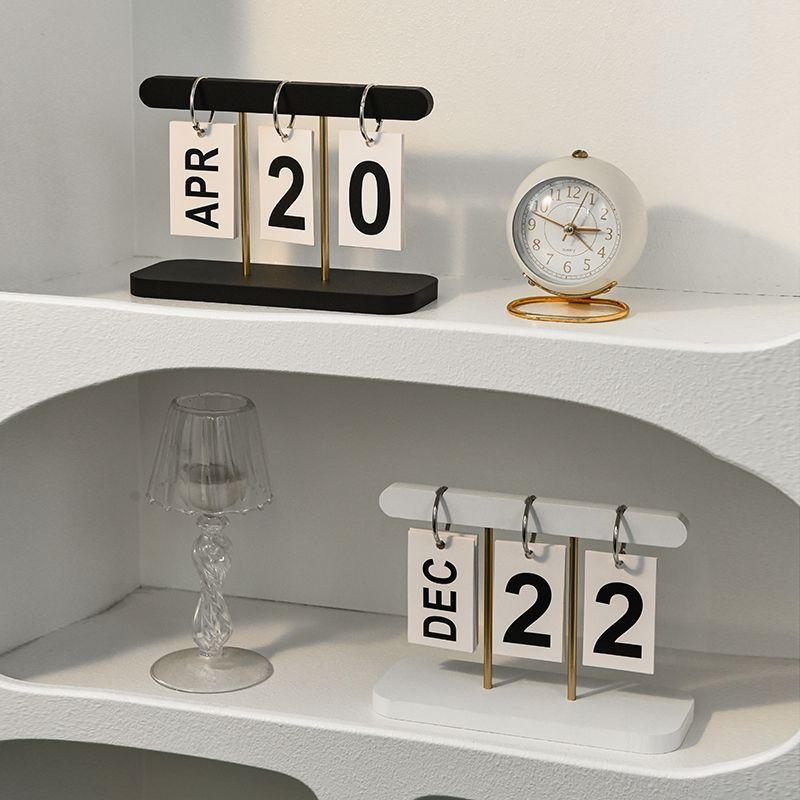 Kalendar Kreatif, Bahan Kayu, Reka Bentuk Balik Mudah, Sesuai untuk ...