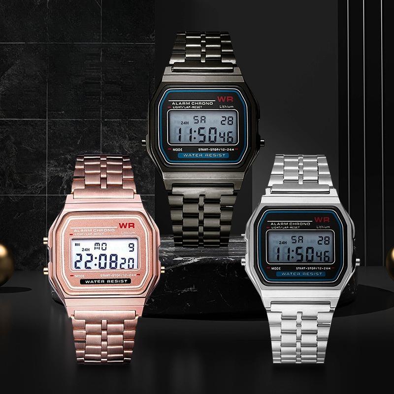 Fashionable Student Electronic Watch with No Label, Small Square ...