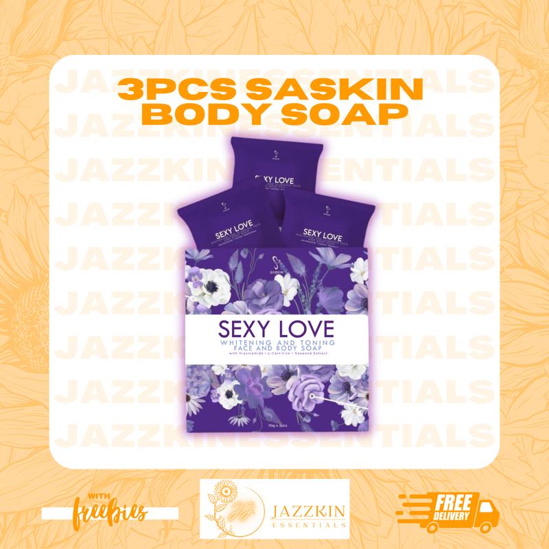 Saskin Whitening Body Soap 3pcs for Body Wash and Body Care - TikTok ...