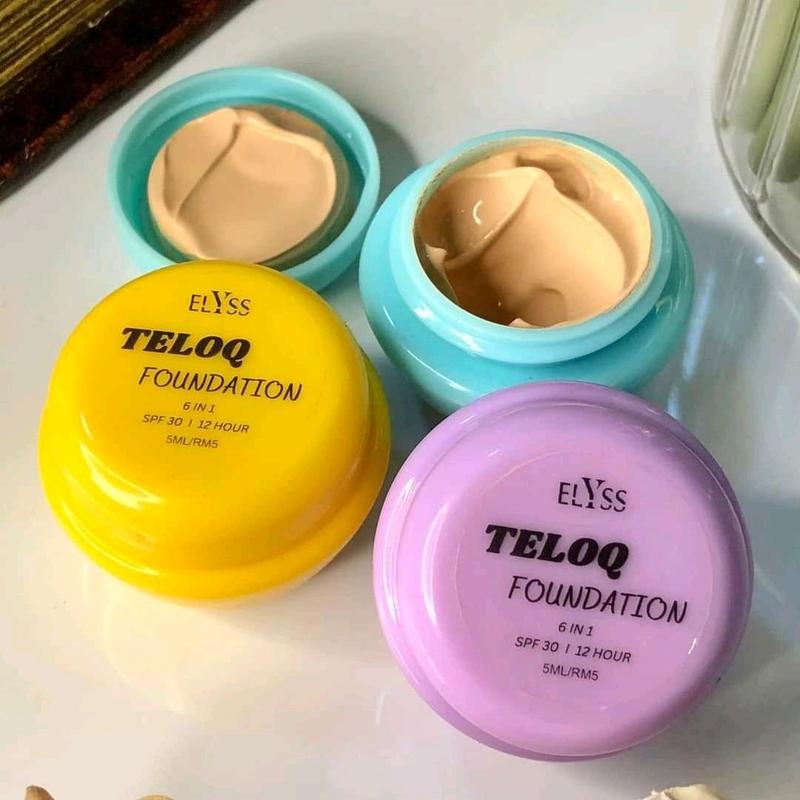 Elyss Teloq Foundation SPF 30 - Matte Creamy Hydrating Concealer ...