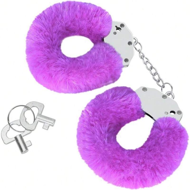 Sexy Handcuffs Toy Handcuffs - Fake Metal Handcuffs With Keys, Fun ...