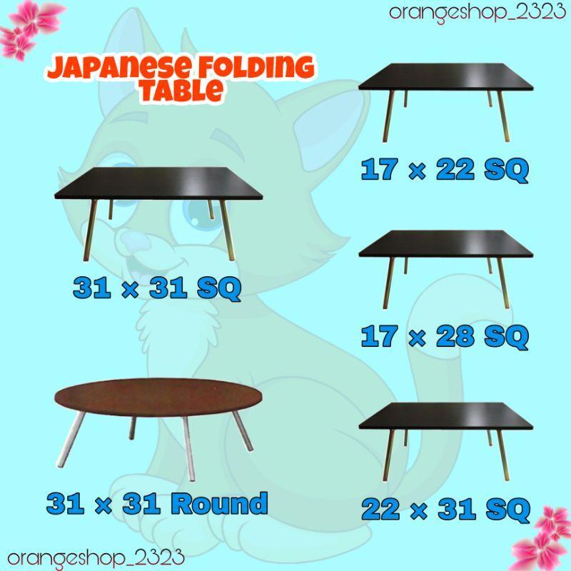 [READY STOCK] Japanese Table / Meja Lipat Besar / Folding Table ...