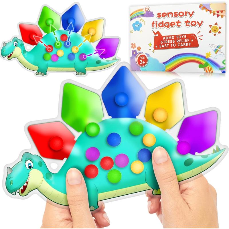 Dinosaur Color Sorting Sensory Gift for Toddler Activities Fine Motor ...