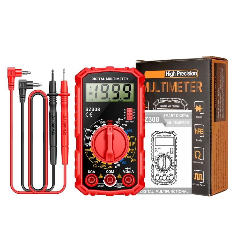 【Ready Stock】 ANENG Multimeter 1999 Counts Current Tester Ohmmeter ...