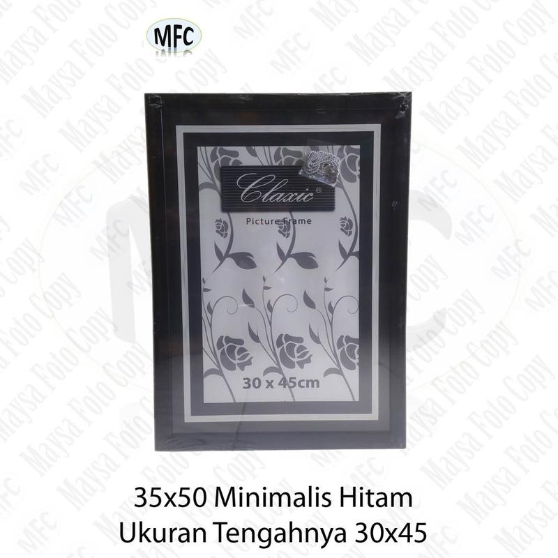 Bingkai Foto Frame Pigura 35x50 full Hitam dan Putih - Shop | Tokopedia