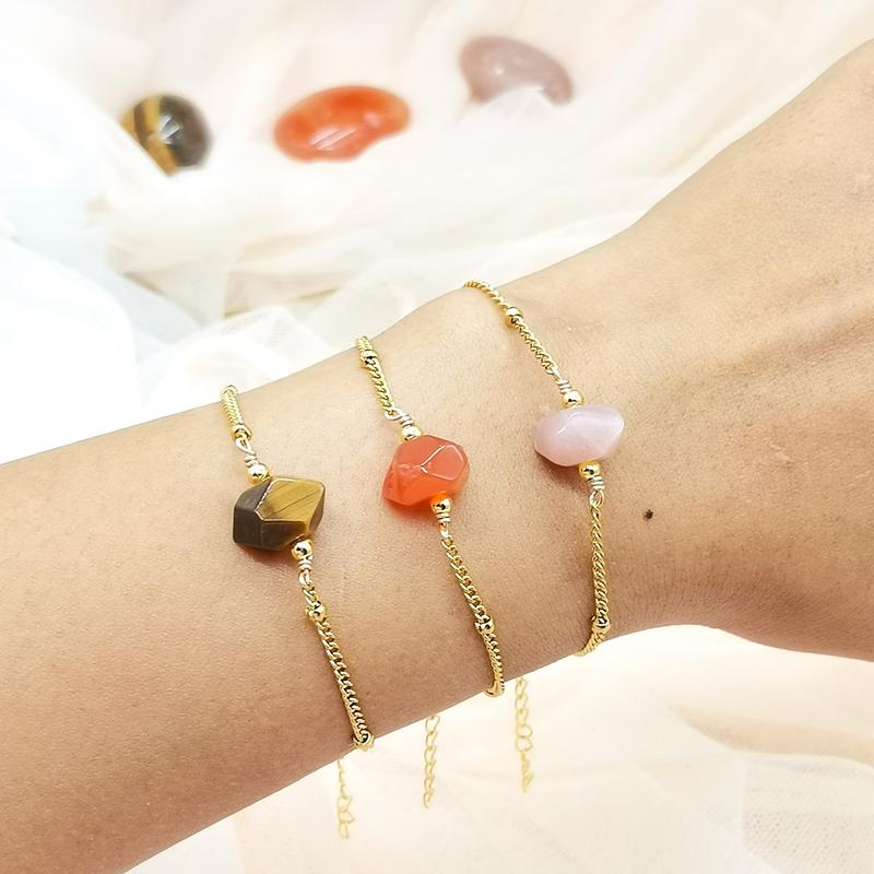 Sunstone Bracelet (Vitality, Positivity) Free Form Gold Silver - TikTok ...