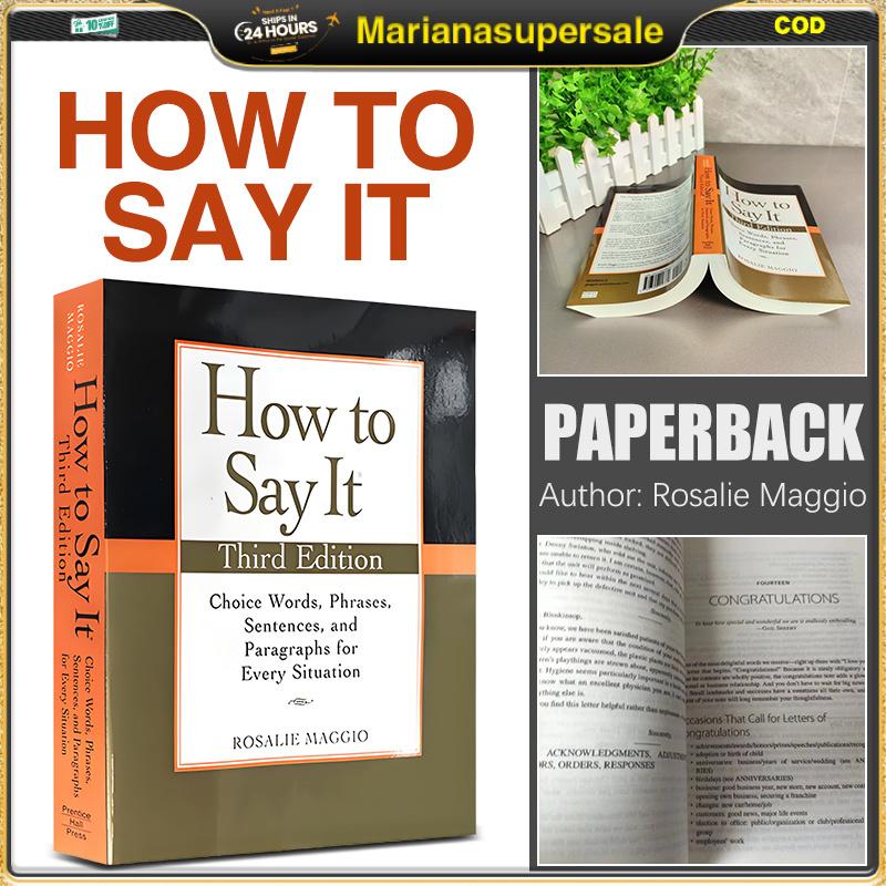 How To Say It Original English Books - TikTok Shop Philippines