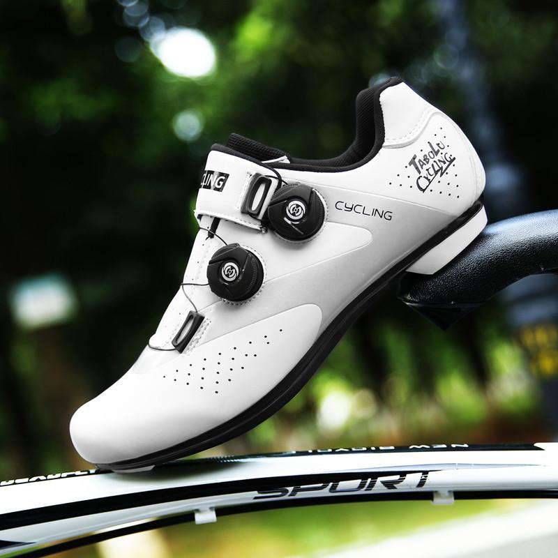 Ready Stock Two Types of Soles Rotating Buckle Cycling Shoes - TikTok ...