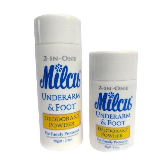 Milcu Underarm & Foot deodorant powder 80g / 40g Body Care Cosmetic ...