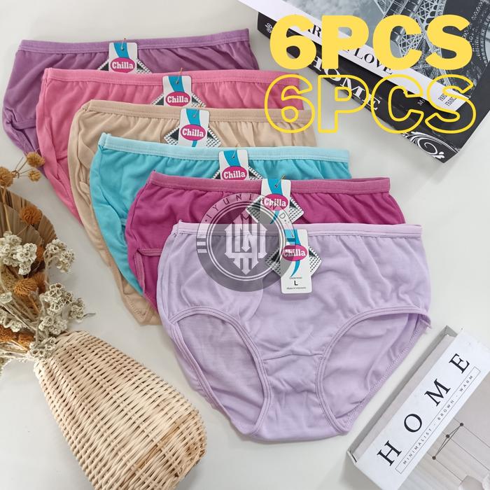 Jual 6 PCS CELANA DALAM WANITA CHILLA - CD CHILLA 6 PCS - CAWET CHILLA ...