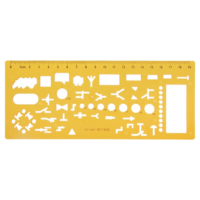 Geometric Electrician Formwork Template Ruler Stencil Drawin - TikTok ...