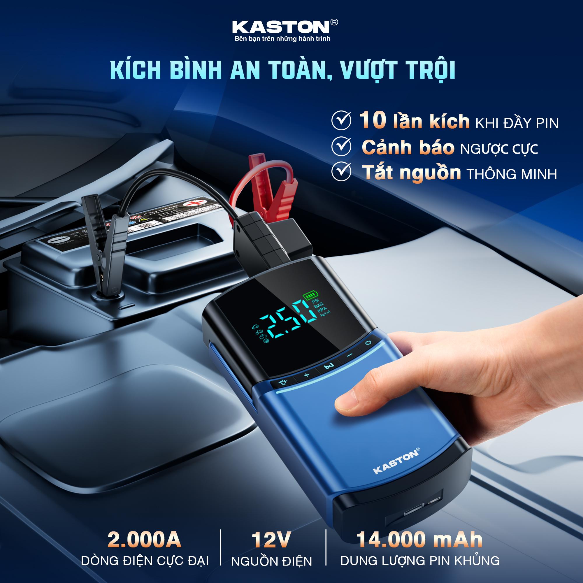 MÁY BƠM LỐP KÍCH BÌNH 4 IN 1 KASTON - Kaston Việt Nam