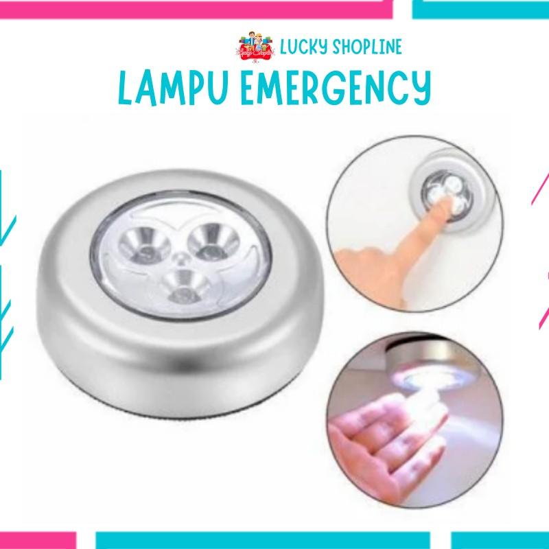 [BIG SALE] Stick Touch Lamp 3 LED - Lampu Lemari Tempel LED Mini ...