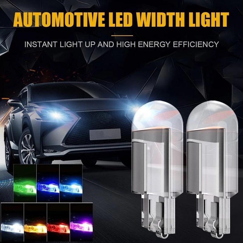 W5W Led T10 Car Light COB Glass 6000K White Auto Automobiles - TikTok ...