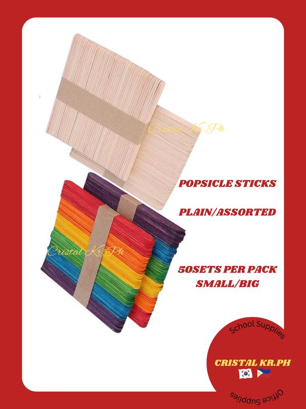 DIY CRAFTS Popsicle Stick Assorted Colors or PLAIN (Mini and - TikTok ...
