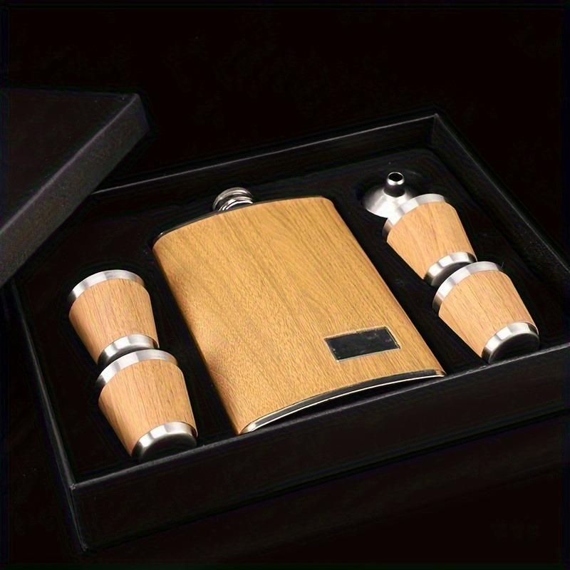 6pcs/set Luxury Pocket Hip Flask Portable Stainless Steel Flask for ...