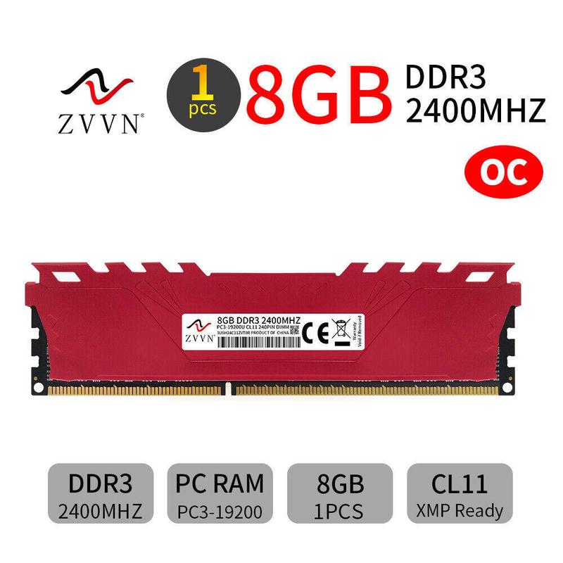 For 8GB DDR3 2400MHz OC PC3-19200 240Pin Overclocking Deskto - TikTok ...