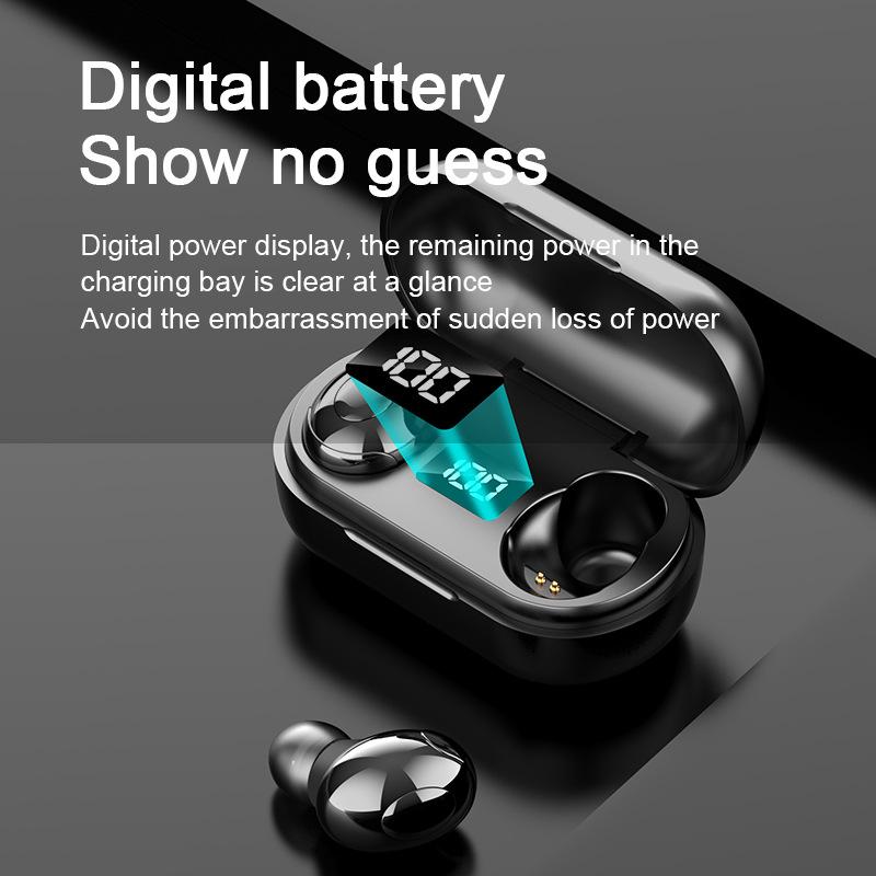 T8 TWS Bluetooth 5.0 Wireless Headphones Music Headphones Sports ...