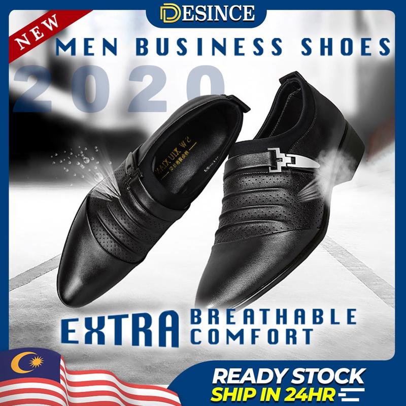 DESINCE Men Business Leather Shoes Formal Shoe PU Office Covered ...