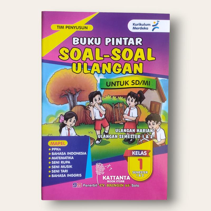 Buku SD - Pintar Soal Ulangan Kelas 1 Kurikulum Merdeka - Shop | Tokopedia