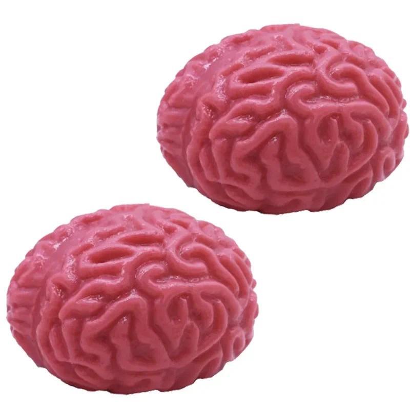 Simulation Brain Horror Toys Rubber Fake Human Brain Prop To - TikTok ...