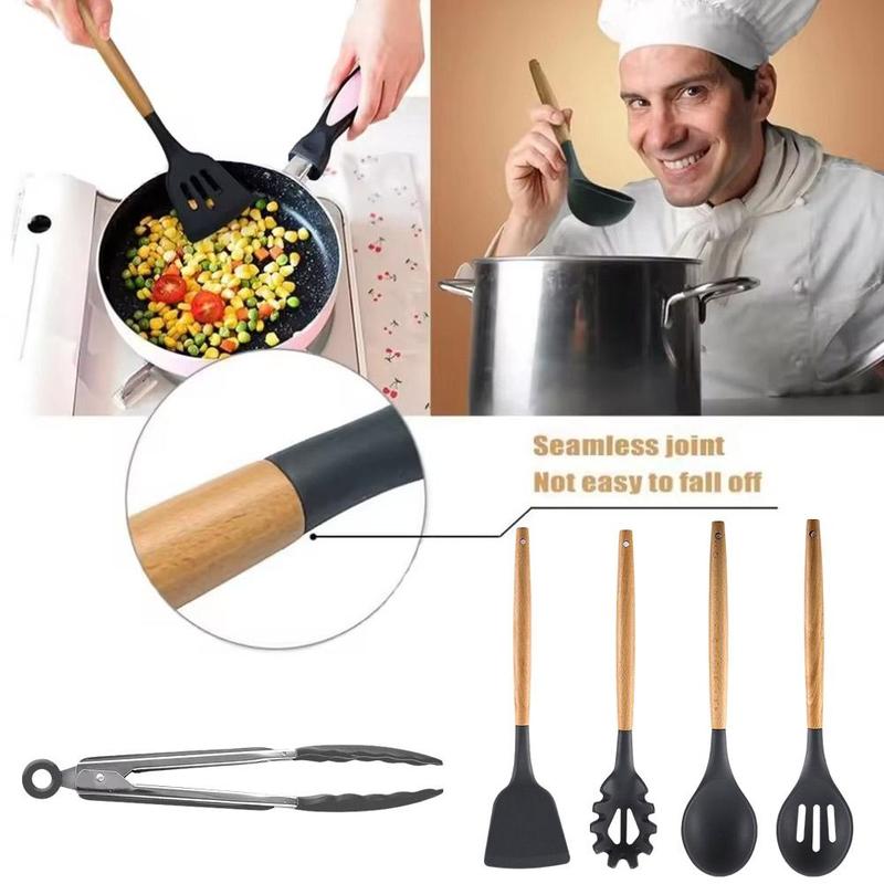 Perkakas Memasak, Sudu Kayu Silikon, Alat Memasak Dapur, Kli - TikTok ...