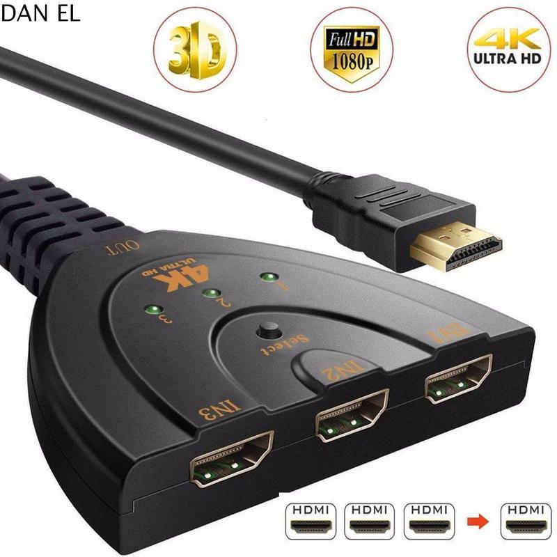 Multi Switch 1080P PS3 Switcher LCD HDTV HDMI Splitter Cable - TikTok ...