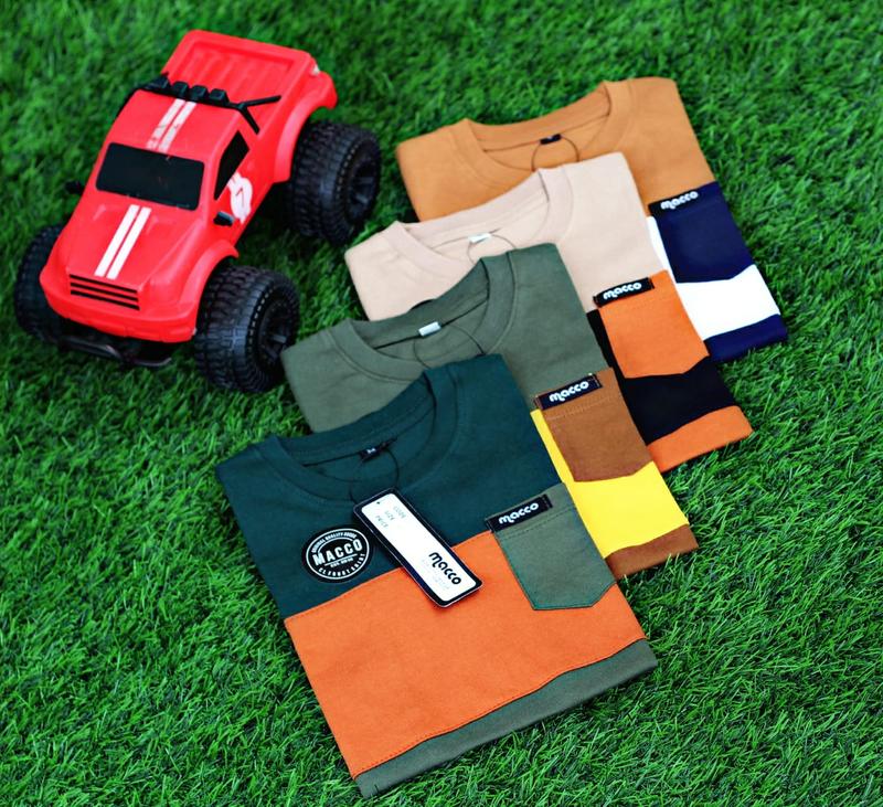 macco kids - kaos kombinasi 3 warna 1 - 16 th terlaris / baj - Shop ...