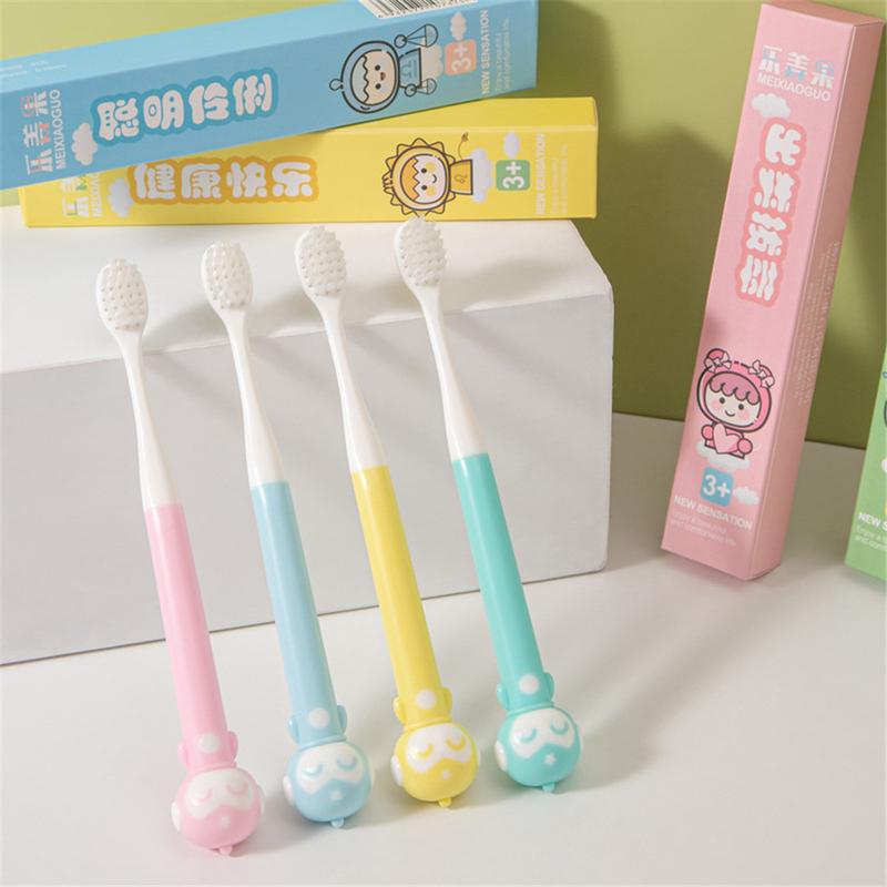 Children's toothbrush 3-12 years old Household soft bristled - TikTok ...