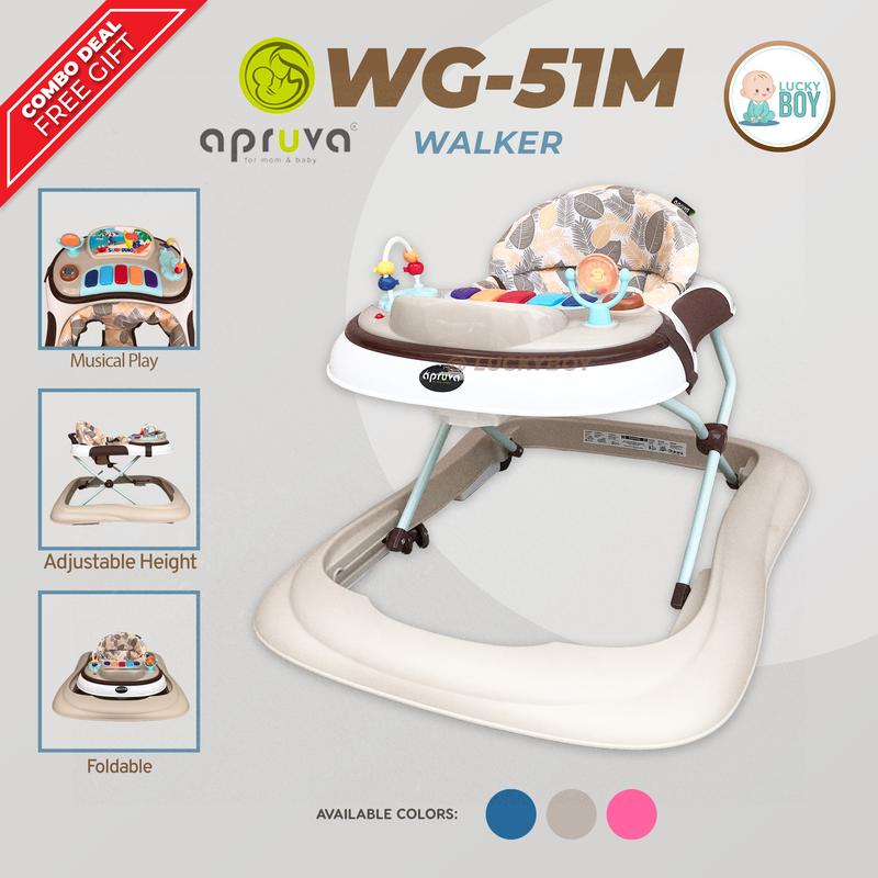 Apruva WG-51M Dino Walker with Musical Tray for Baby - TikTok Shop ...