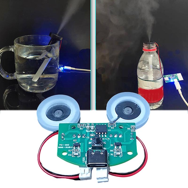TYPE-C USB Mini Humidifier Kit DIY Pembuat Kabus Dan Papan Litar ...