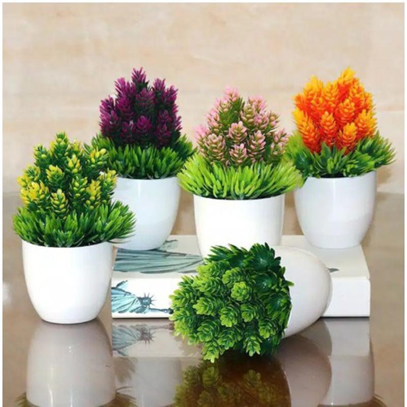 Ornamen Tanaman Pohon Pinus Artificial Flower Decoration Pot - Shop ...