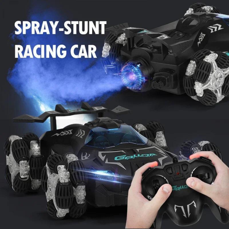 Remote Control Drift Spray Racing Car - 2.4GHz 4WD RC High Speed ...