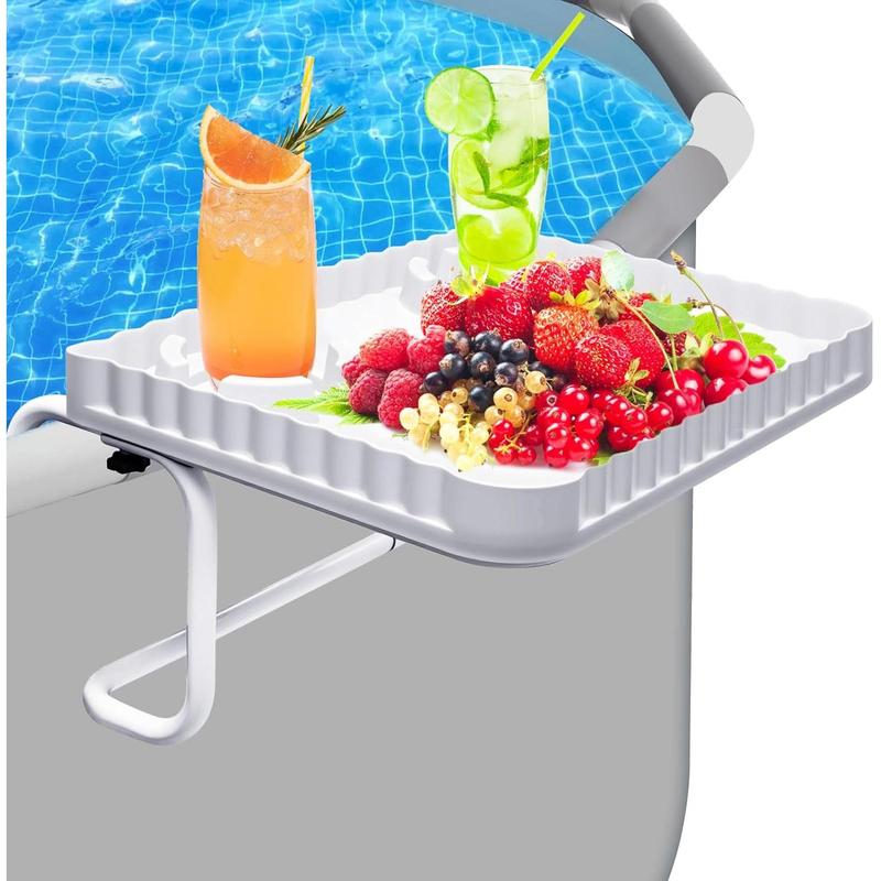 Above Ground Pool Bar, Poolside Table Serving Tray for Above-Ground ...