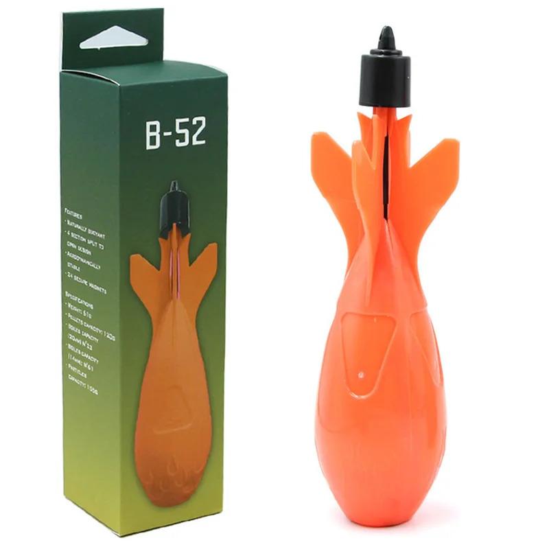 Portable small lead bomb, bomb buoy, bait stand, granular rocket bait ...