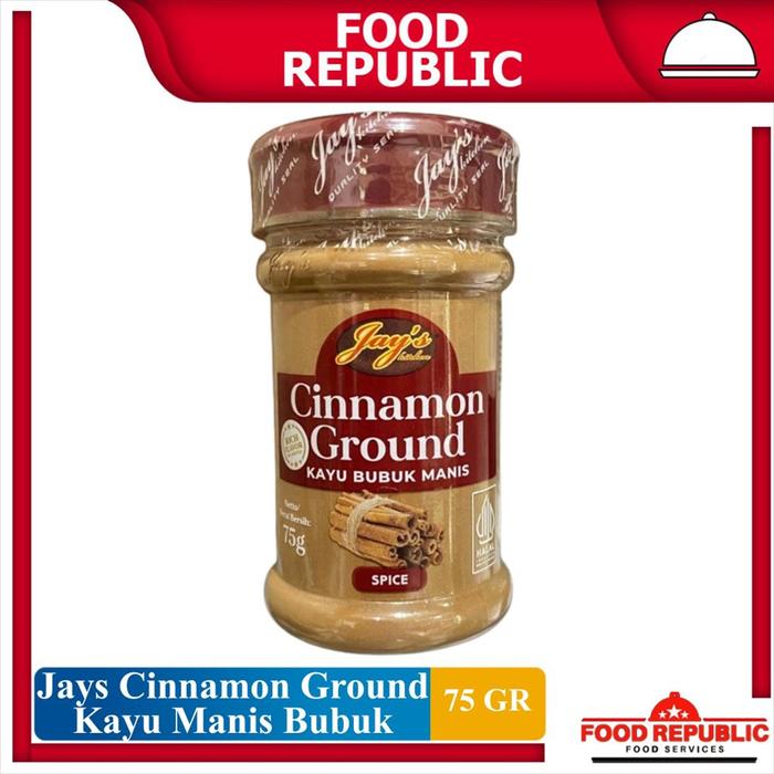 Jual Jays Cinnamon Ground Powder 75 gr Kayu Manis Bubuk Asli Halal ...