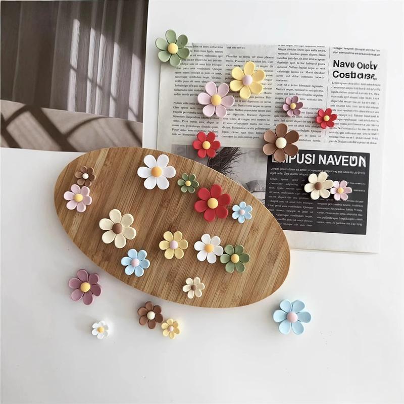 3Pcs Lovely Flowers Elegant Flowers Japanese Fresh Stereo Resin ...