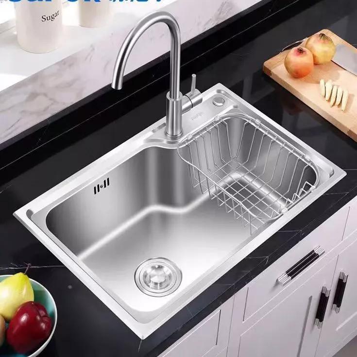 SUS304 kitchen sink set double sink single sink stainless steel ...