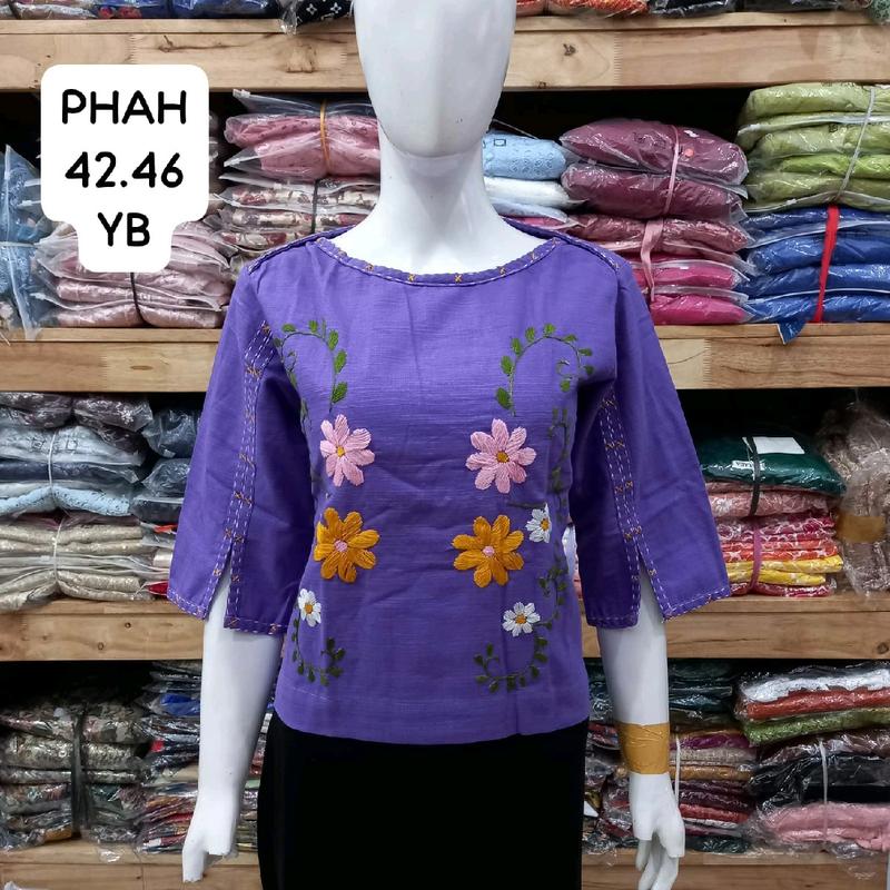 Phah Blus tenun bangkok flower terbaru - Shop | Tokopedia