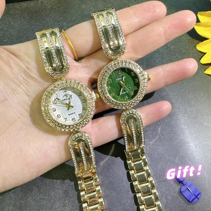 Jam Tangan Kuarza, Fesyen Indah, Reka Bentuk Elegan Niche, Untuk ...