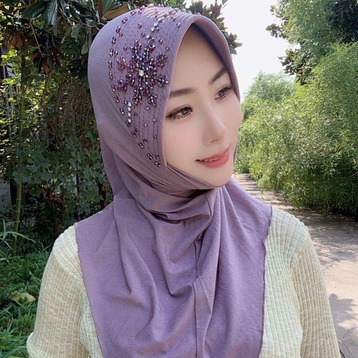 New Ethnic Turban Star Panning Sand Soft Brim Hat (Sponge Brim ...