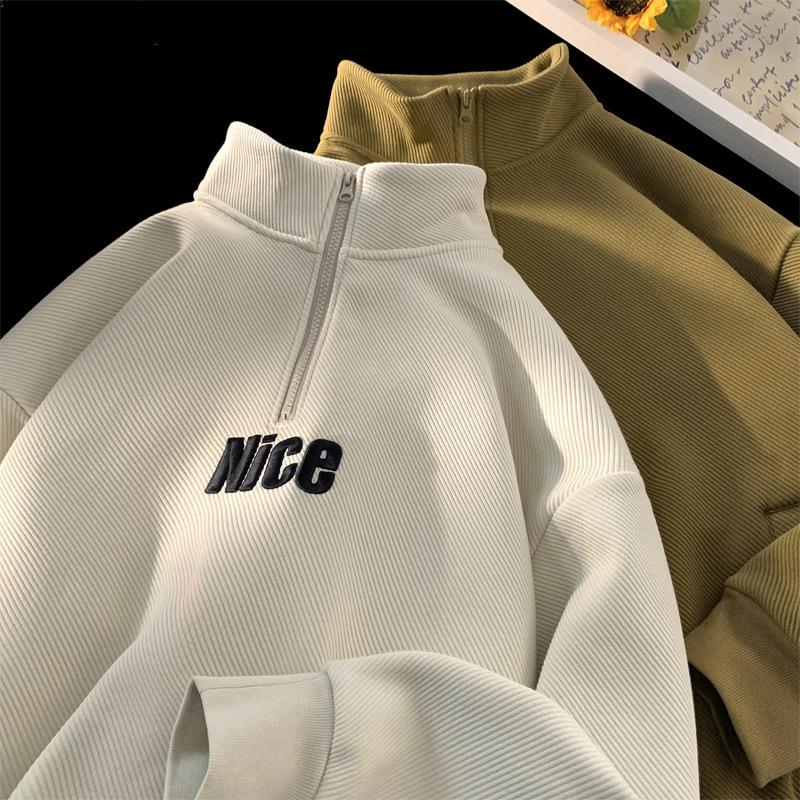 Sweater Zip Turtleneck, untuk Lelaki, Koleksi Musim Bunga da - TikTok ...