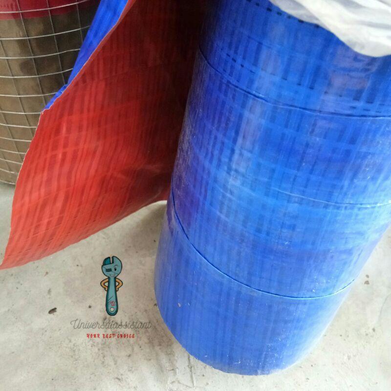Plastic Canvas for Painting | Blue x Orange | Waterproof Canvas ...