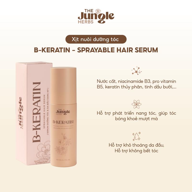 Xịt dưỡng tóc B-Keratin hỗ trợ tóc con phát triển, hỗ trợ tó - TikTok ...